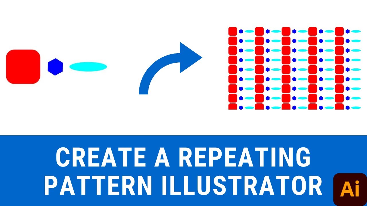 How To Create a Repeating Pattern or Grid in Adobe Illustrator - 2 ...