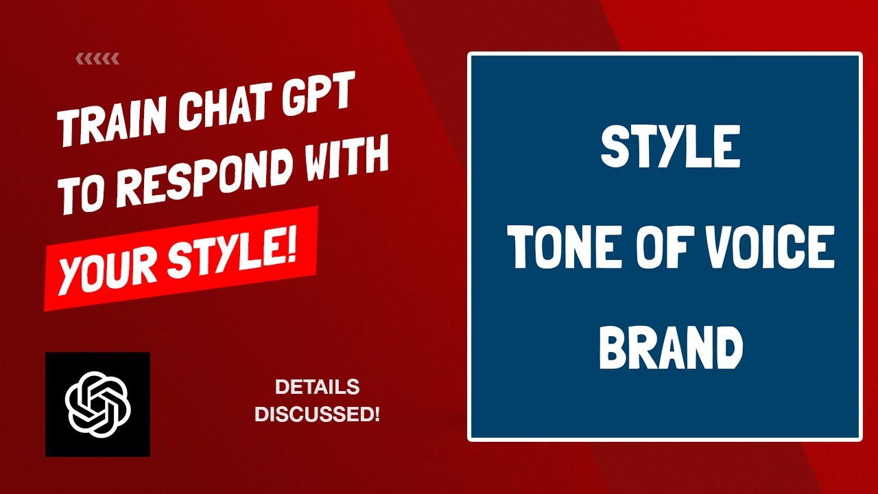 How To Teach ChatGPT Your Style, Tone Of Voice, And Brand - Detailed Tutorial - Curtis Pyke ...