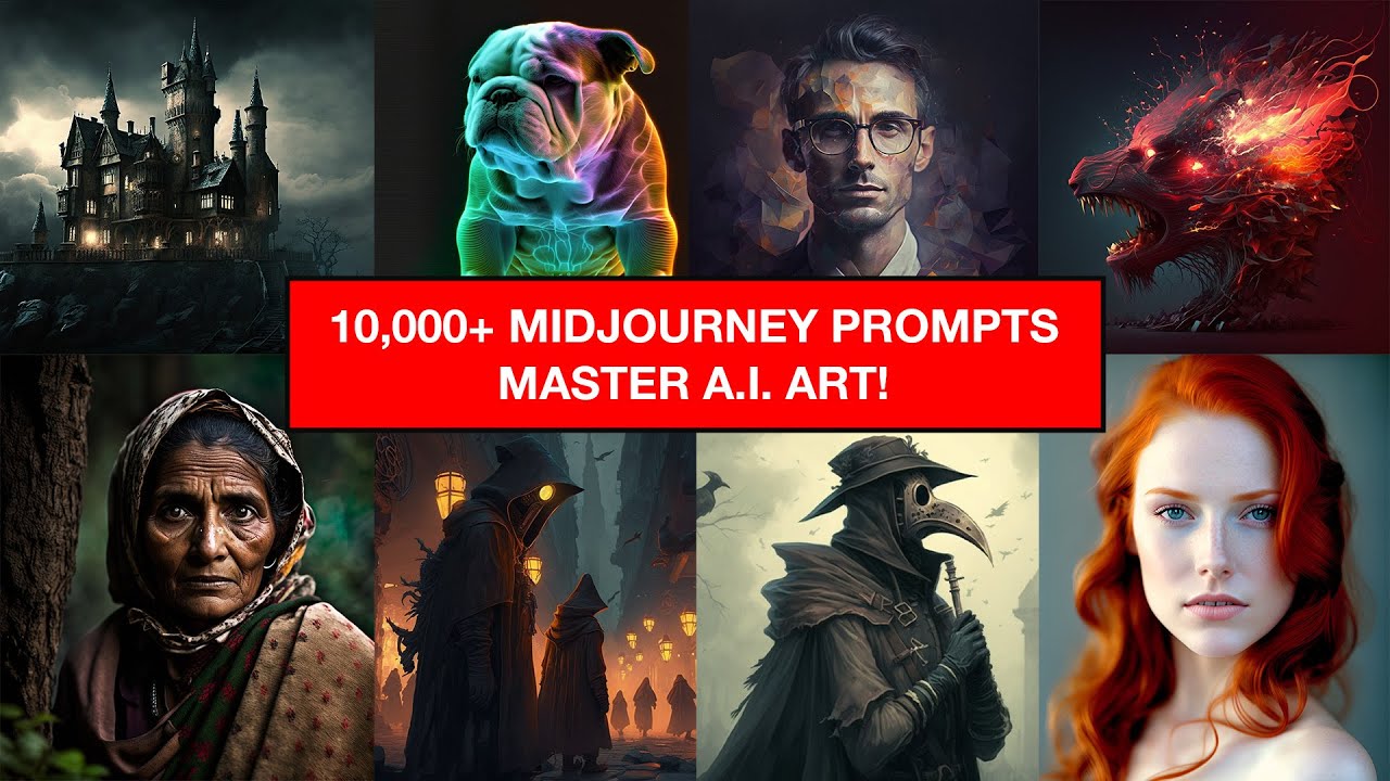 10,000 Prompts For Midjourney - Master Midjourney With These Four ...