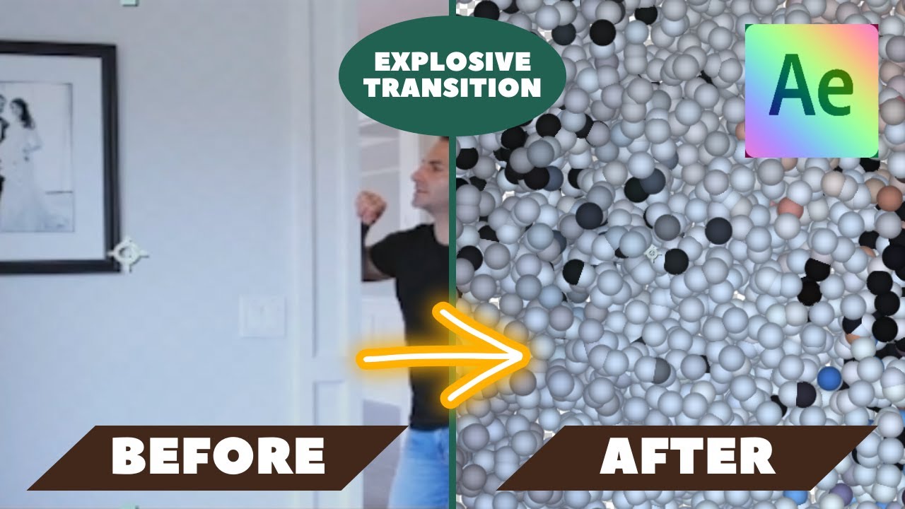 How to Create FREE Custom Exploding Transitions in Adobe After Effects | Step-by-Step Tutorial ...