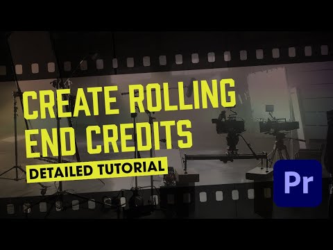 Create Rolling End Credits in Premiere Pro 2024 - Quick Tutorial - Curtis Pyke creative tips